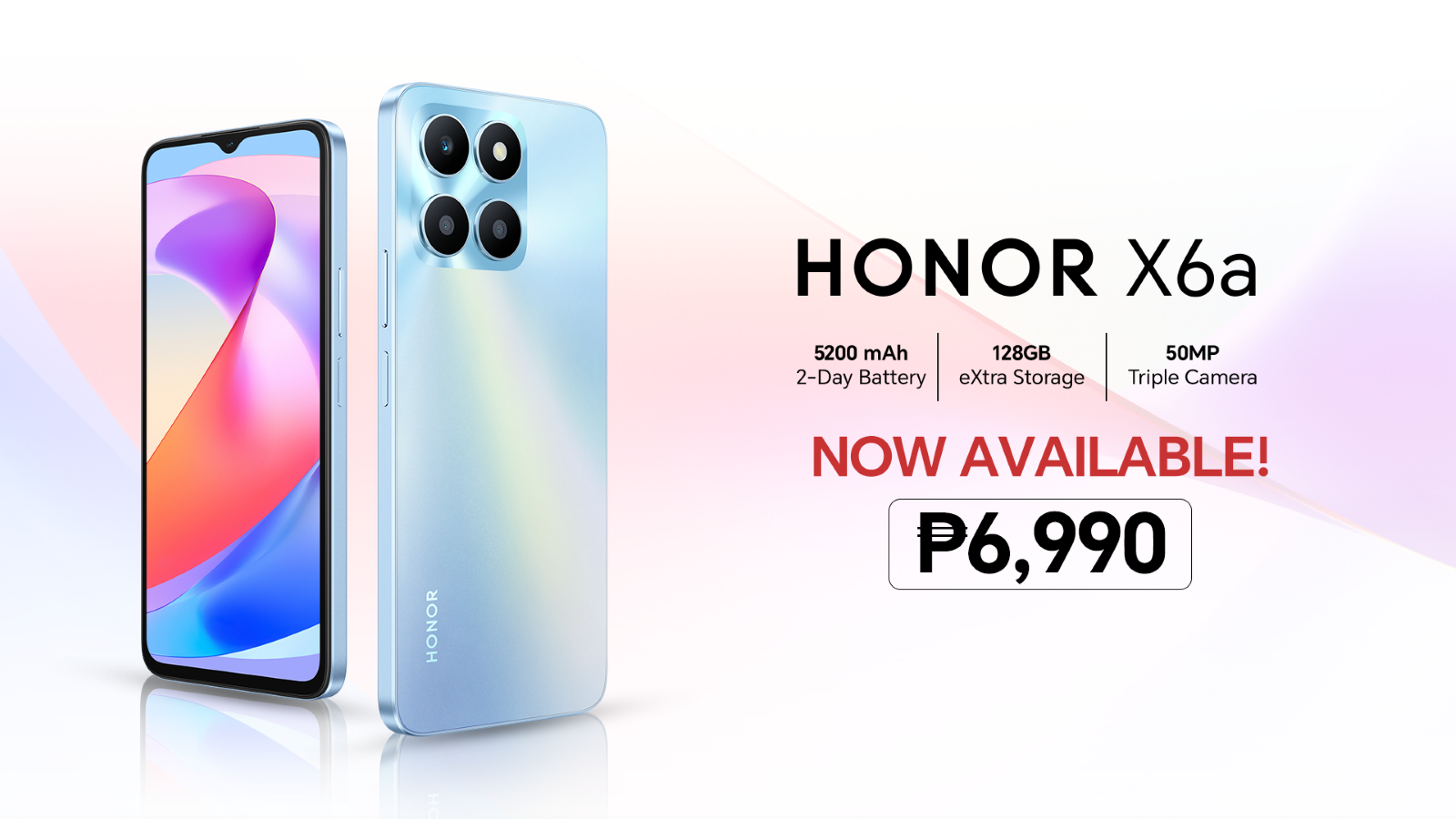 HONOR Sets New Standard with HONOR X6a, priced at only Php 6,990 ...
