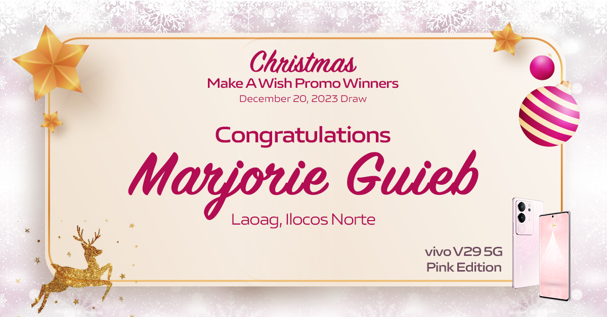 From Wishes to Reality: vivo announces first winners of Christmas Make ...