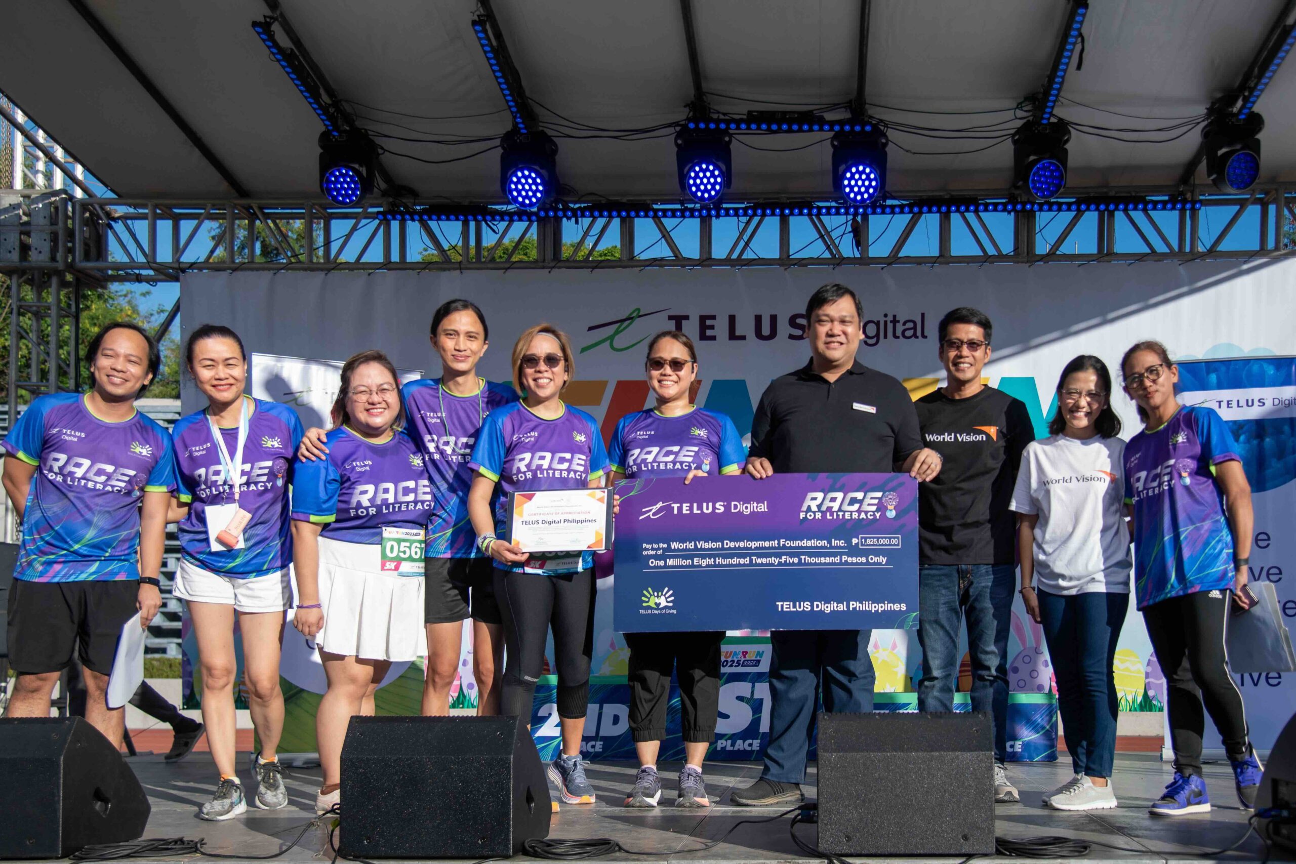 TELUS Digital Philippines raises Php 1.8 million for World Vision and DepEd's literacy program ...